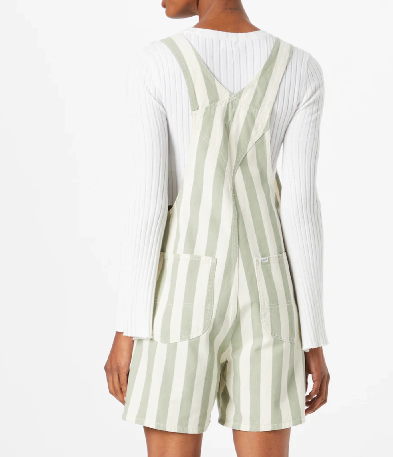 LEE BIB SHORT STRIPED MARLEE L39FSTUW - PanJeans.pl