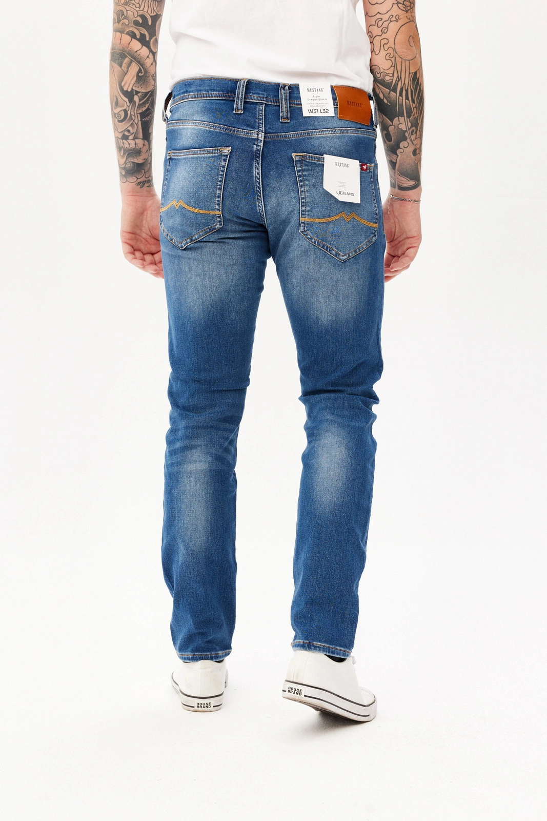 Szare jeansy damskie - Panjeans.pl